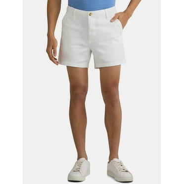 George Men's and Big Men's Flat Front Shorts, 5” Inseam, Sizes 28-54 ...