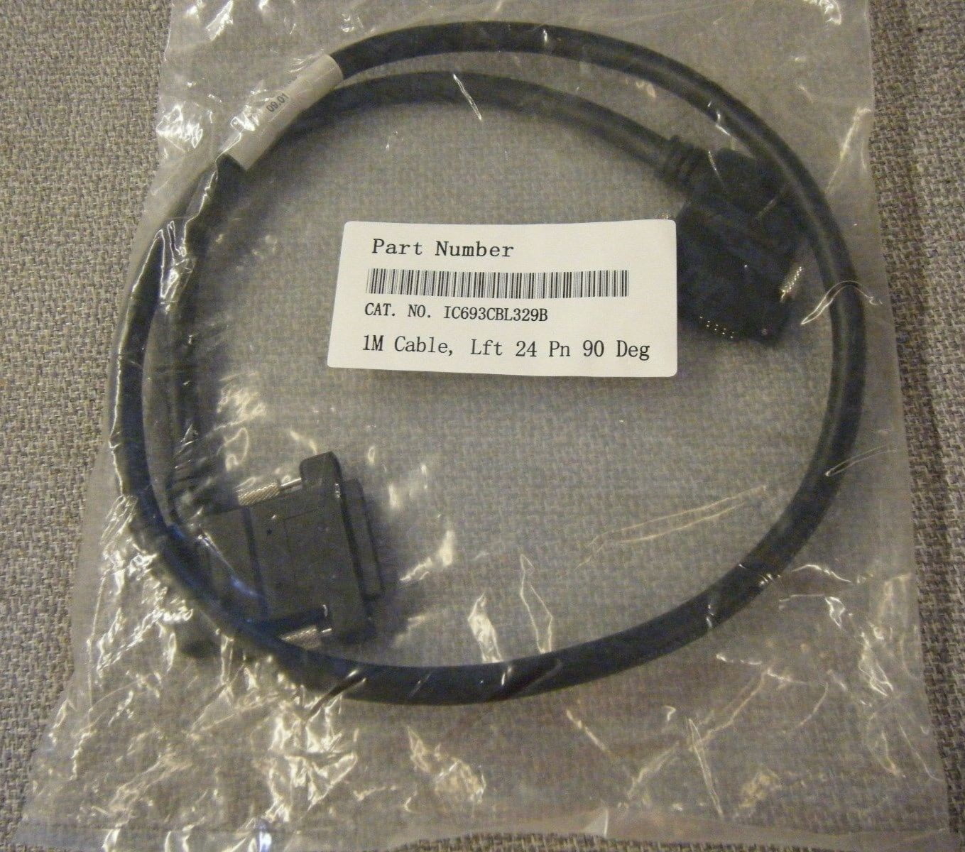 GE Fanuc IC693CBL329B Left Side Terminal Block Quick Connect Cable; 24 ...