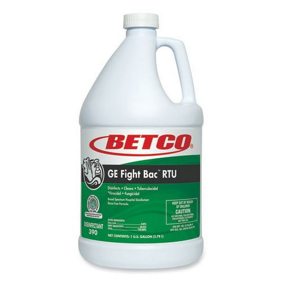 GE Fight Bac RTU Disinfectant, Fresh Scent, 1 gal Bottle | Bundle of 2 ...