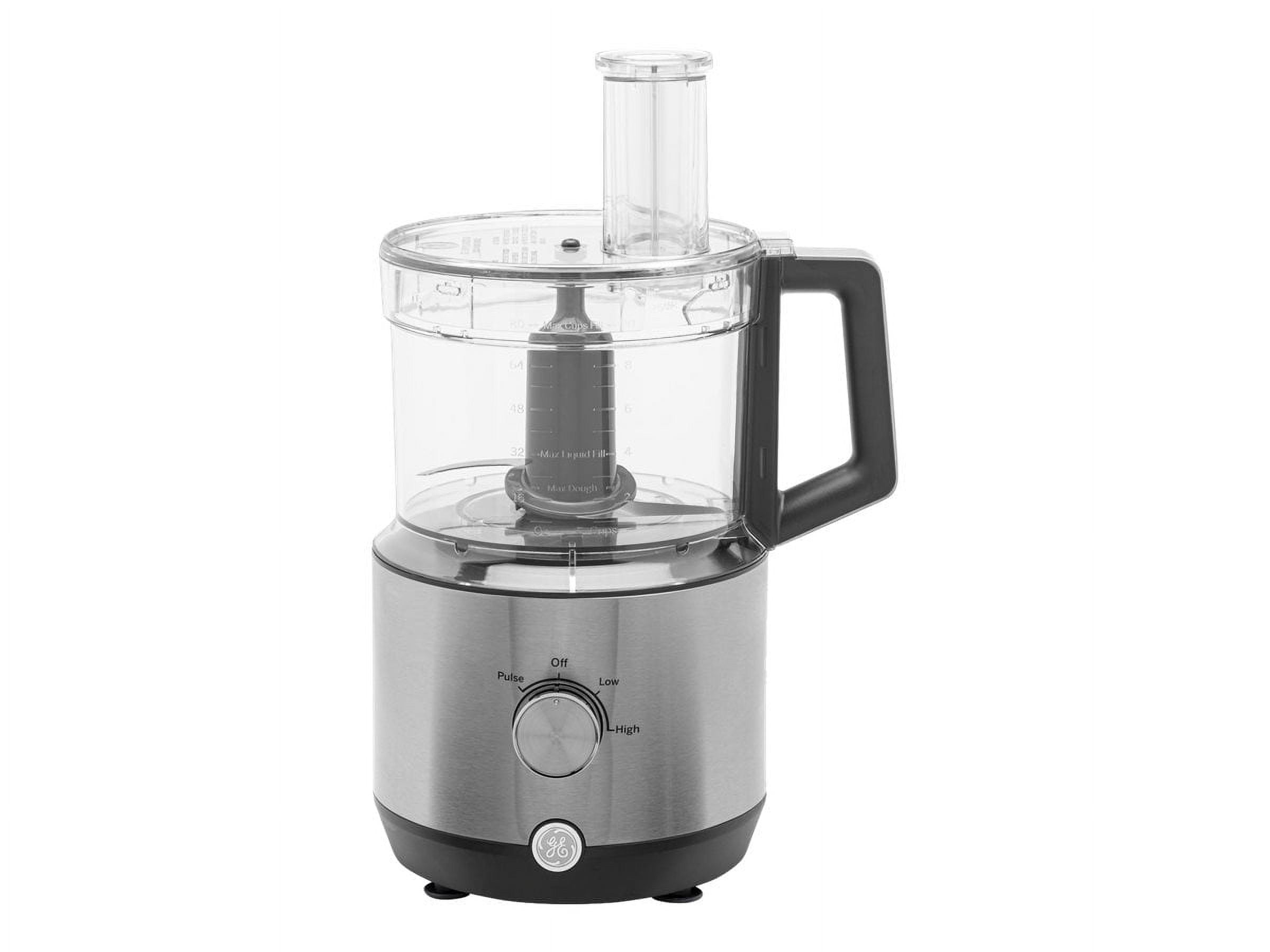 GE G8P0AASSPSS - Food processor - 12 cup - 550 W - stainless steel ...