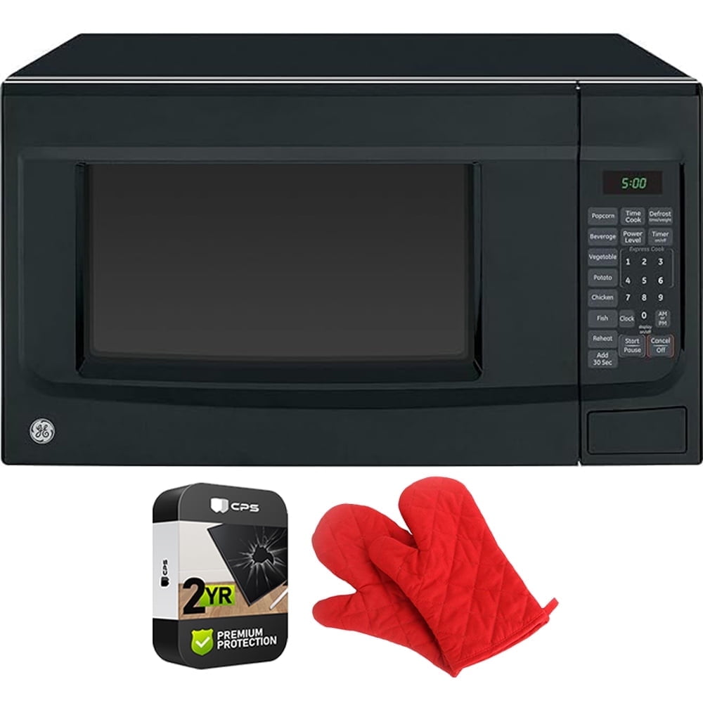 GE GCST14S1WBB 1.4 Cu. Ft. Capacity Countertop Microwave Oven Black ...