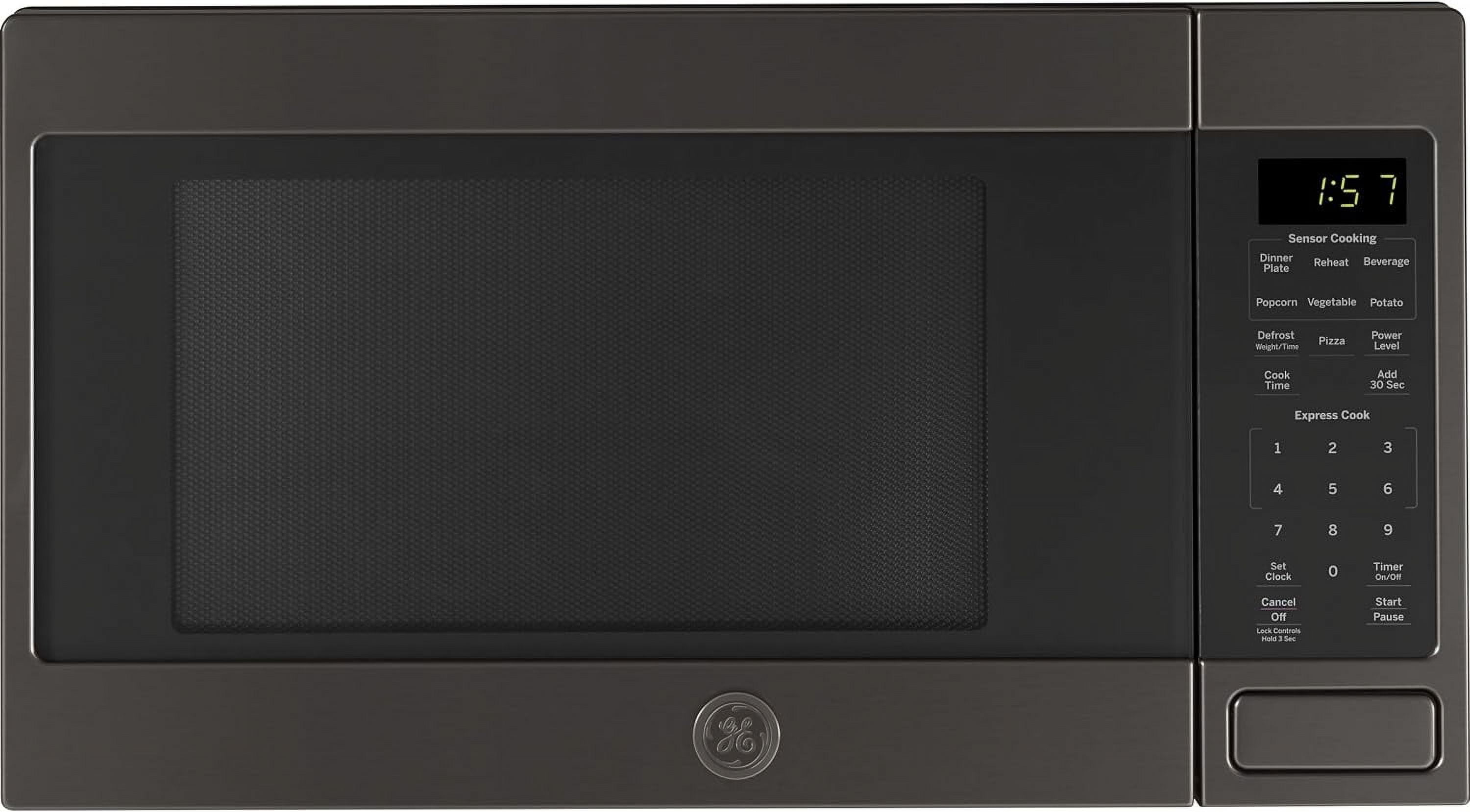 GE GCST16S1WTS Microwave Oven, 1,150-watt 8 Auto Cooking Settings ...