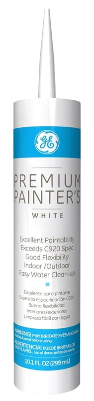 GE GE5091 Painter's Sealant, White, 24 hr Curing, 40 to 100 deg F, 10.1 ...