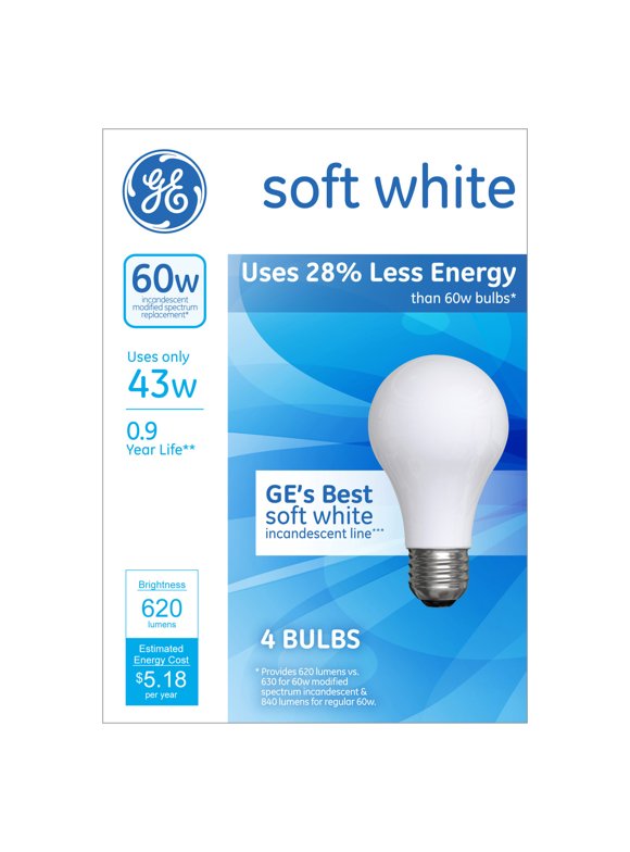 GE Lighting Incandescent Light Bulbs - Walmart.com