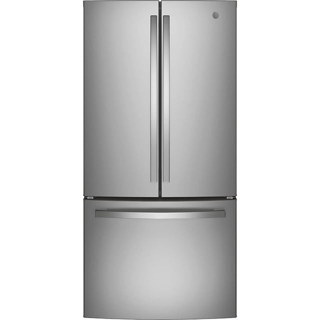 GE GWE19JYLFS 18.6 Cu. Ft. Stainless French Door Counter-Depth ...