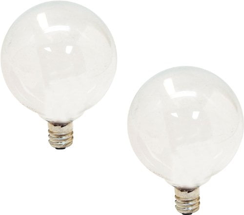GE Globe Light Bulbs, Soft White, 40 Watt, Cozy Relaxing Light, Medium ...
