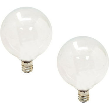 (3 bulbs) GE Relax LED G30 Vanity Globe, soft white, 6 watt, 500 lumen ...