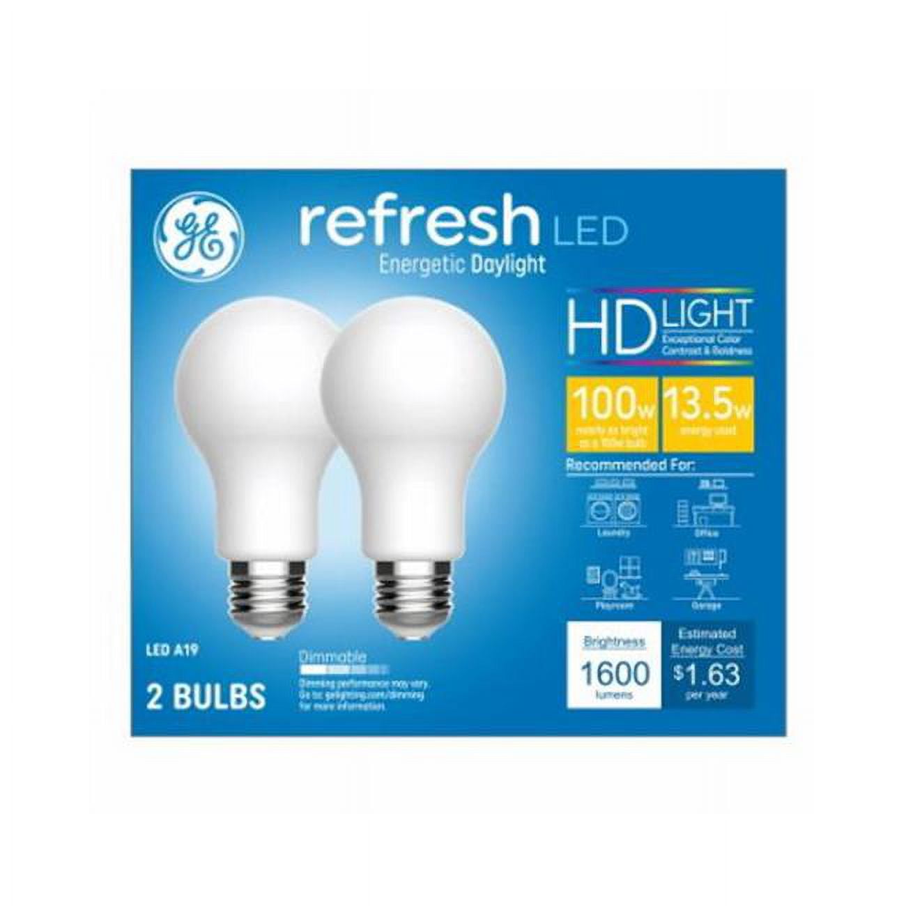 GE HD Refresh Daylight LED 100-Watt Replacement A21 General Purpose ...
