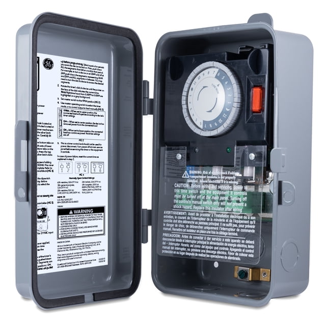 GE Heavy-Duty Mechanical Box Timer Switch, 46536 - Walmart.com