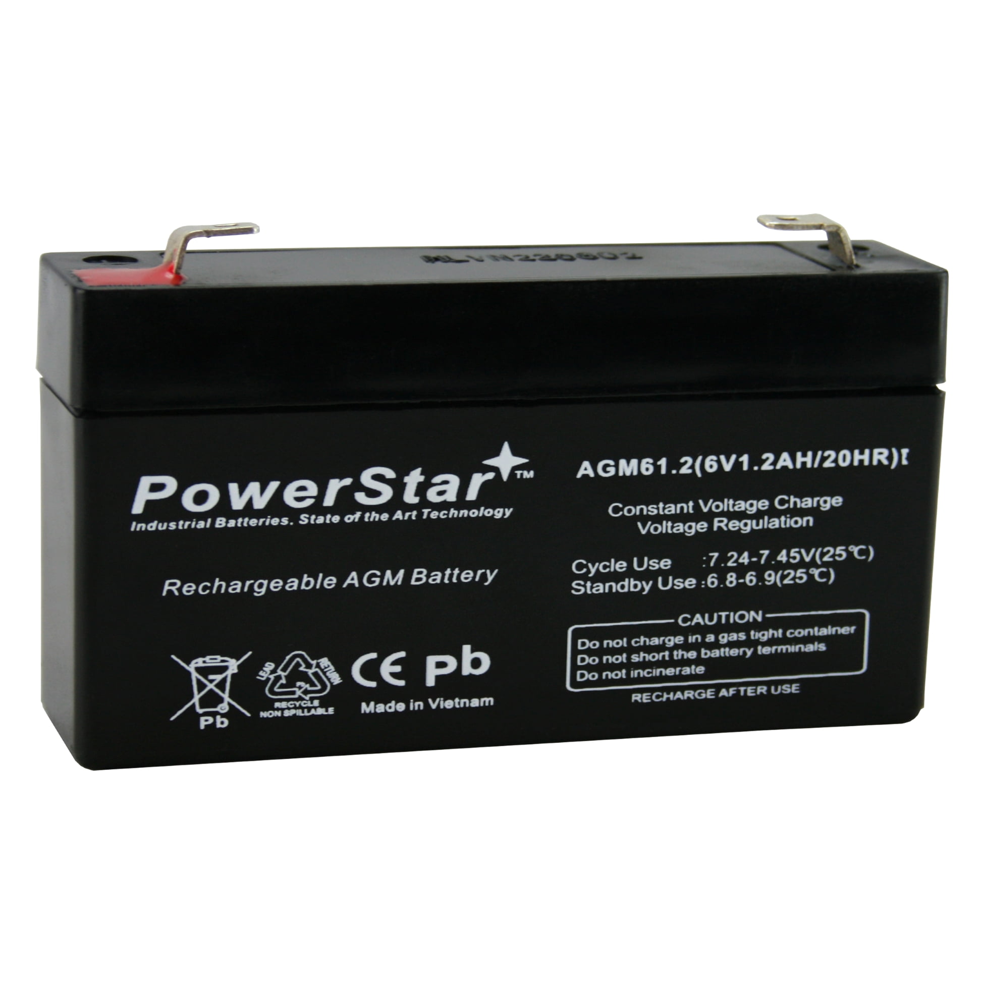 GE Home Security Alarm System Panel Battery 6V 1.2Ah - Walmart.com