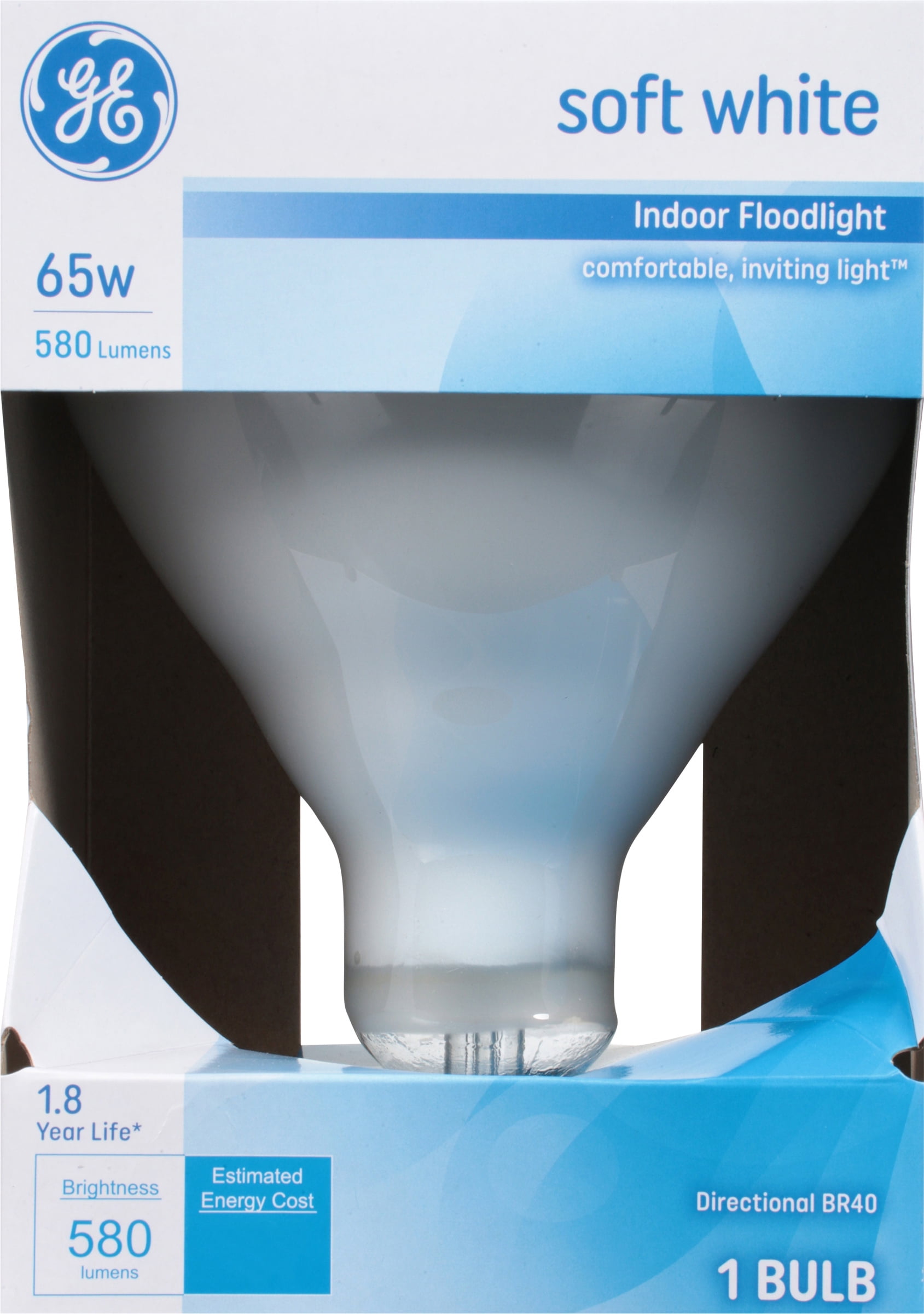 GE Indoor Floodlight Soft White 65W - Walmart.com
