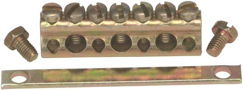 GE Industrial Solutions TGL1P Ground Bar Kit, 1/2 in L, 7 -Terminal ...