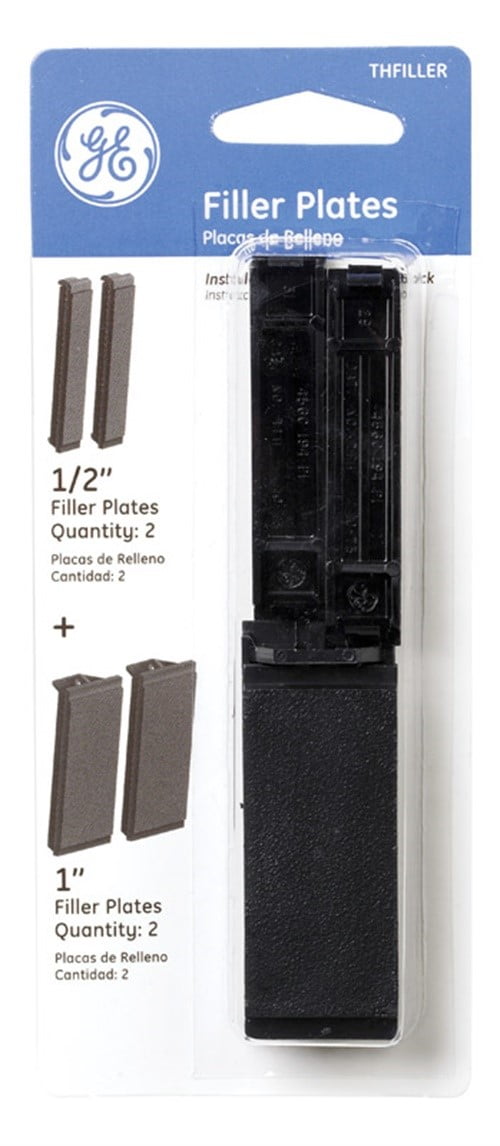 GE 1/2 In. & 1 In. GE Load Center Breaker Filler Plate (4-Pack ...