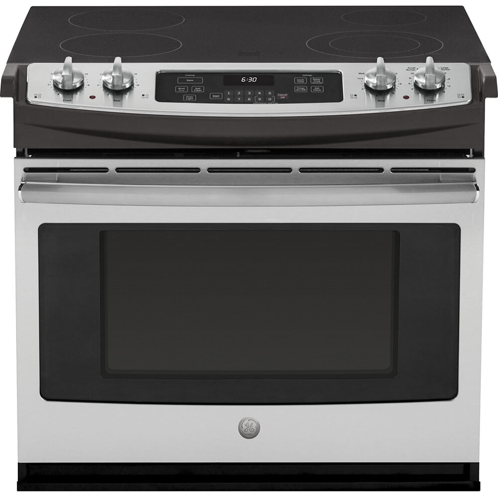 GE JD630SFSS 4.4 Cu.Ft. Stainless 4 Burner Drop-In Electric Range ...