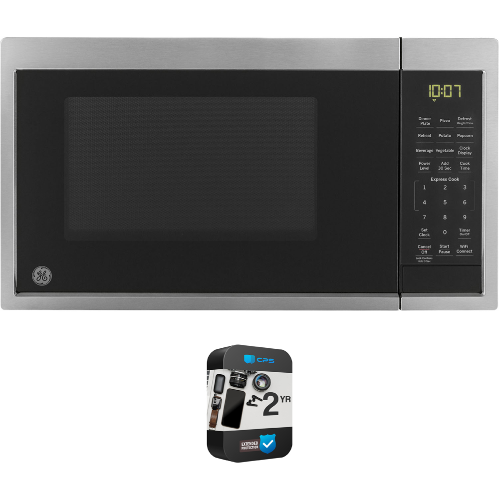 GE JES1097SMSS 0.9 Cu. Ft. Capacity Smart Countertop Microwave Oven ...