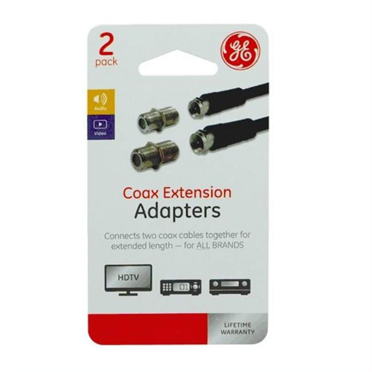 GE Jasco Coax Extension Adapters, 2 Count - Walmart.com