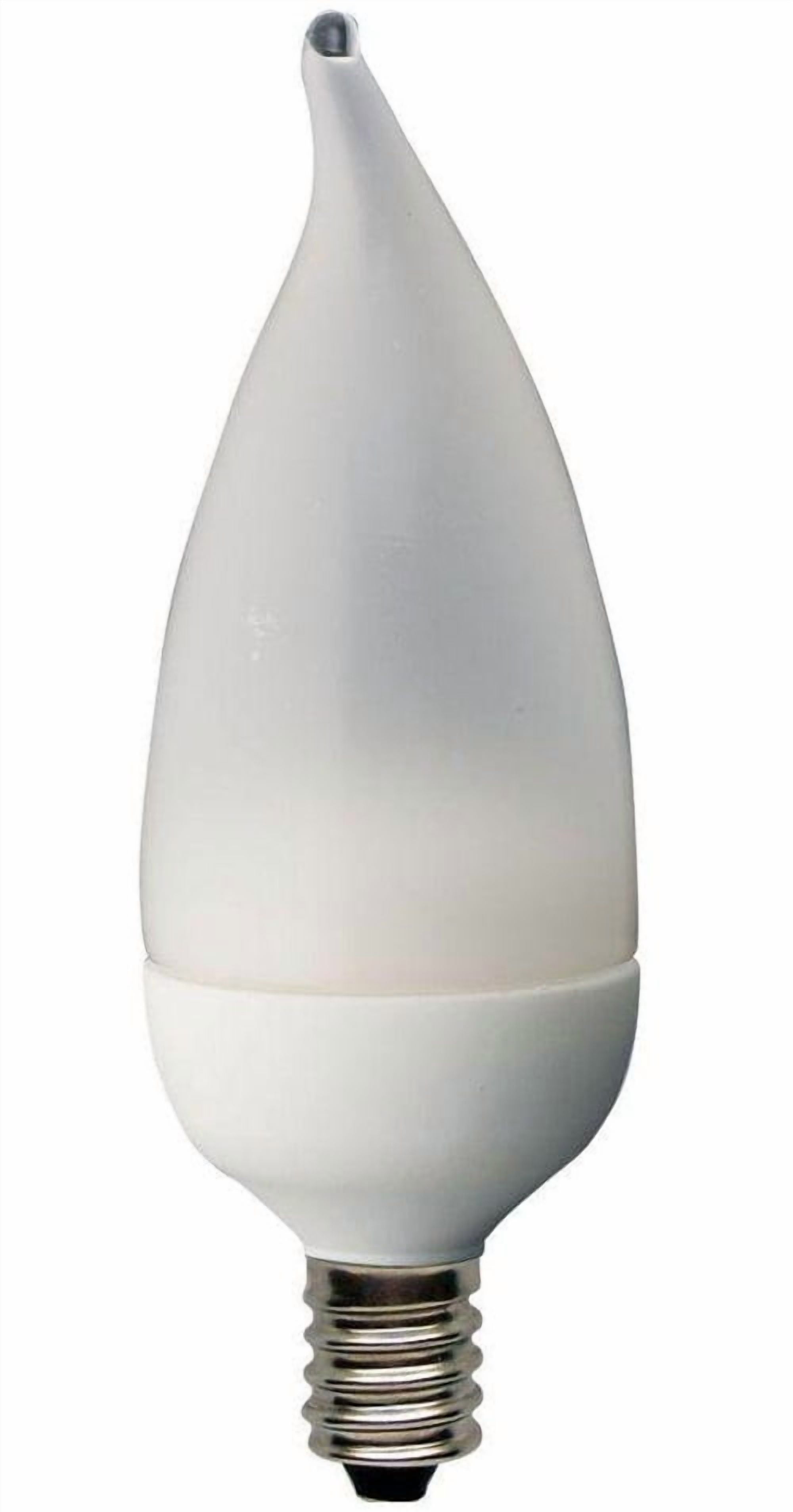 GE LED 4.5W Soft White Small Base Light Bulb, White Bent Tip - Walmart.com