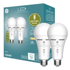 Anself Rechargeable Emergency LED Light Bulbs, 6W, 60W Equivalent ...