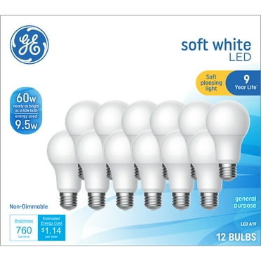 Great Value LED Soft White Medium Base R14 4 Watts - Walmart.com