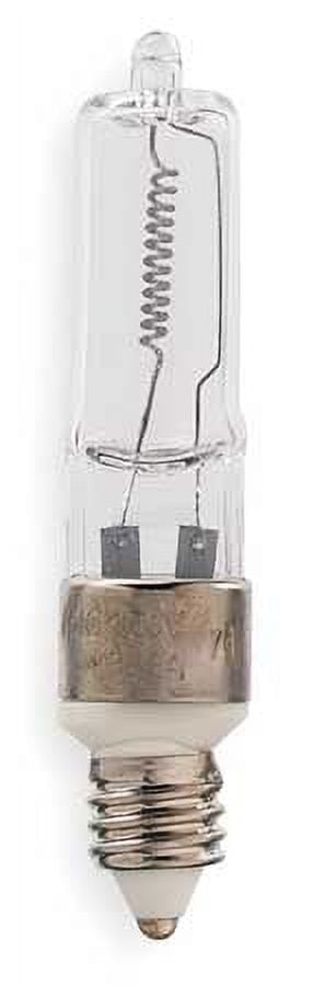 GE LIGHTING Q100MC-FROST Halogen Light Bulb,T4,100W - Walmart.com