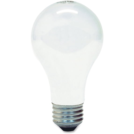 GE Light Bulb, 72 watt Energy-efficient A19 Bulbs, White, 12 / Carton ...