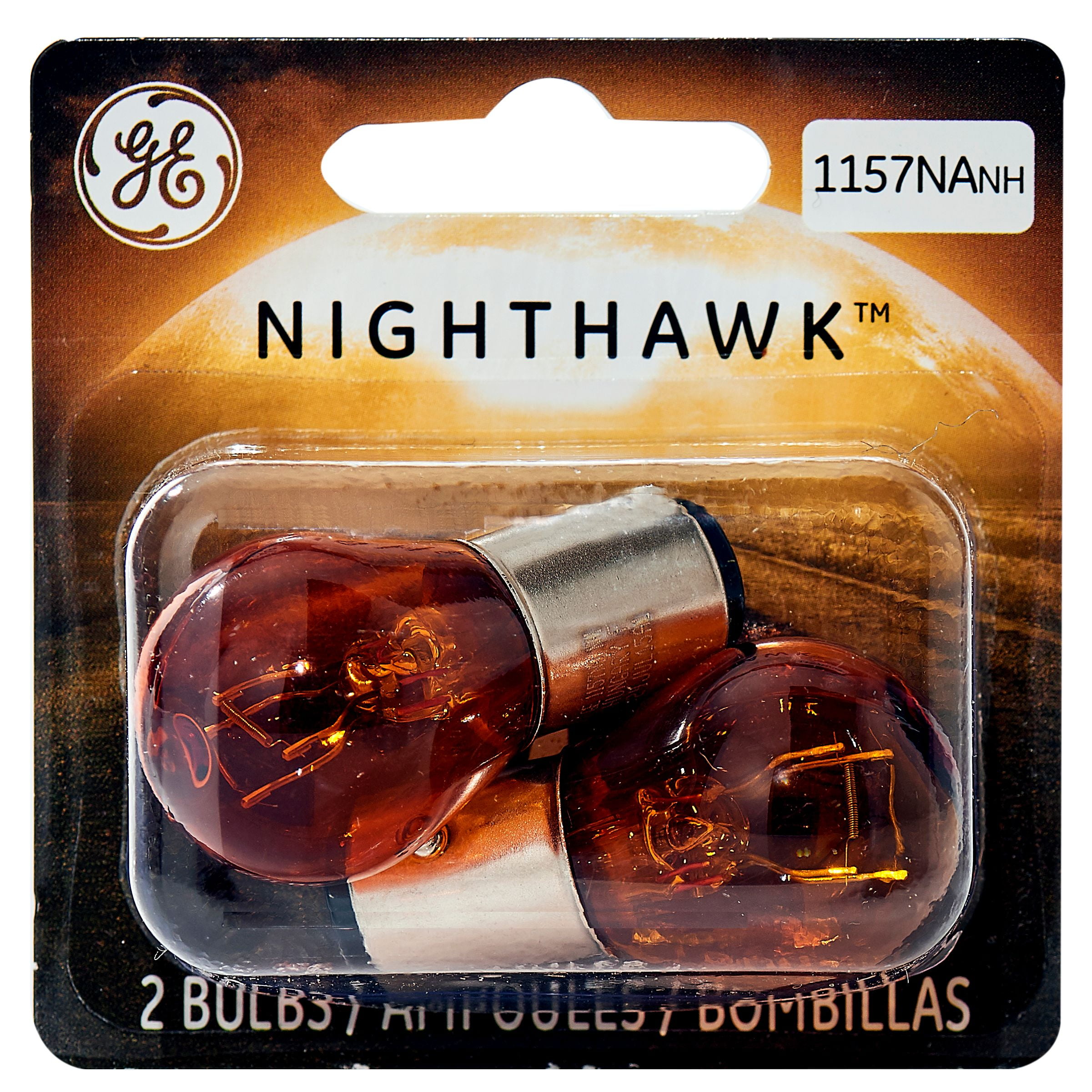GE Lighting 1157NA Miniature Bulb Nighthawk Replacement, 2-Pack ...