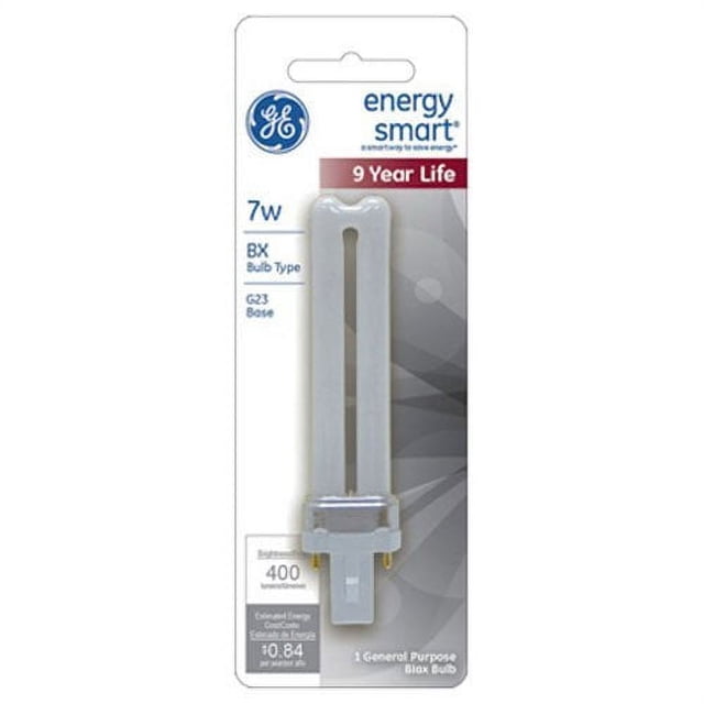 GE Lighting 13576 7-Watt Soft White DBL BIAX Replacement Light Bulb, 1 ...