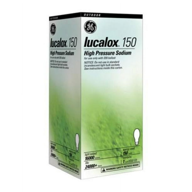 GE Lighting 26429 150-Watt LUCALOX HID High Pressure Sodium Mogul Base ...