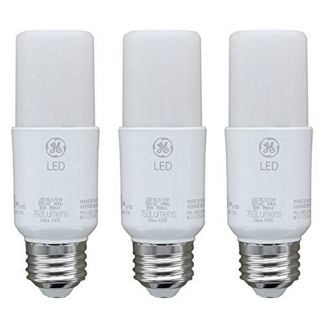 GE Lighting 32282 LED Bright Stik Light Bulb, 10 Watt, 760 Lumen, 3 ...