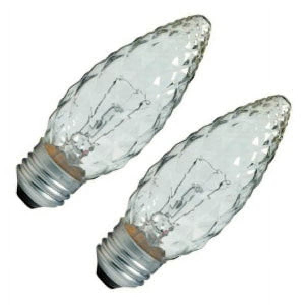 GE Lighting 40891 Decorative B13 Faceted Ceiling Fan Bulb, Crystal ...
