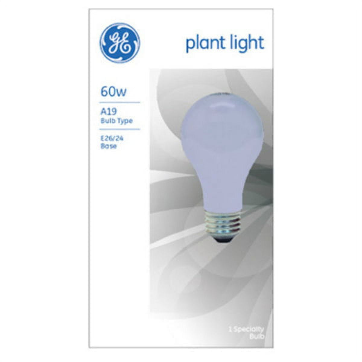 GE Lighting 41624 Medium Base Incandescent A19 Plant Light Bulb, 60W ...