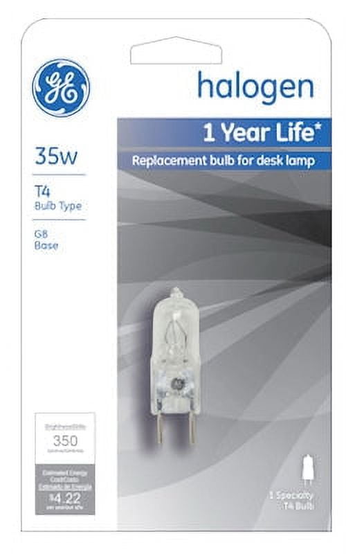 GE Lighting 48428 Halogen Quartz T4 Display Light, 35-Watt, Each ...