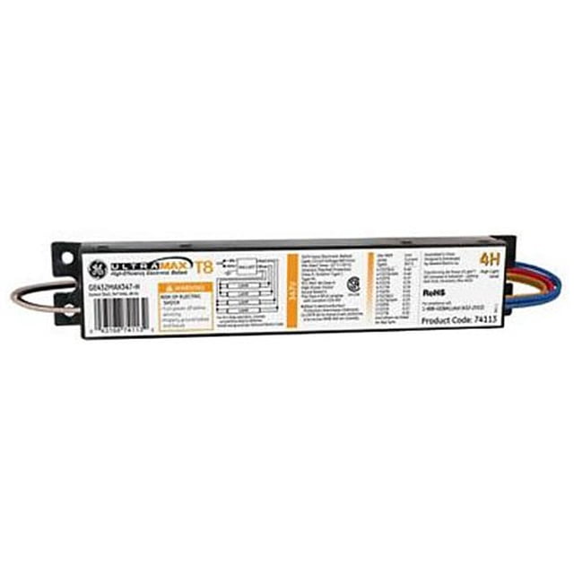 GE Lighting 74113 GE432MAX347-H 347-Volt UltraMax Electronic ...