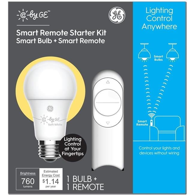 GE Lighting 93124020 Wireless Dimmer Switch, Smart Remote & LED Light ...