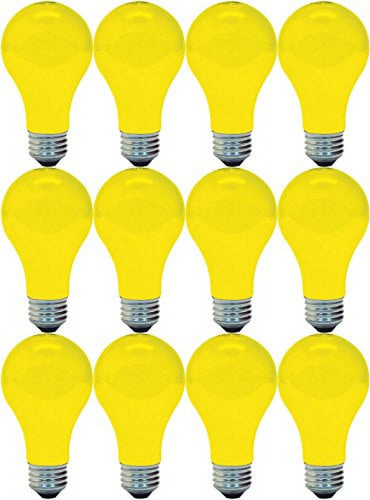 GE Lighting 97495 60 Watt Yellow Bug Light Bulbs 2 Count… - Walmart.com