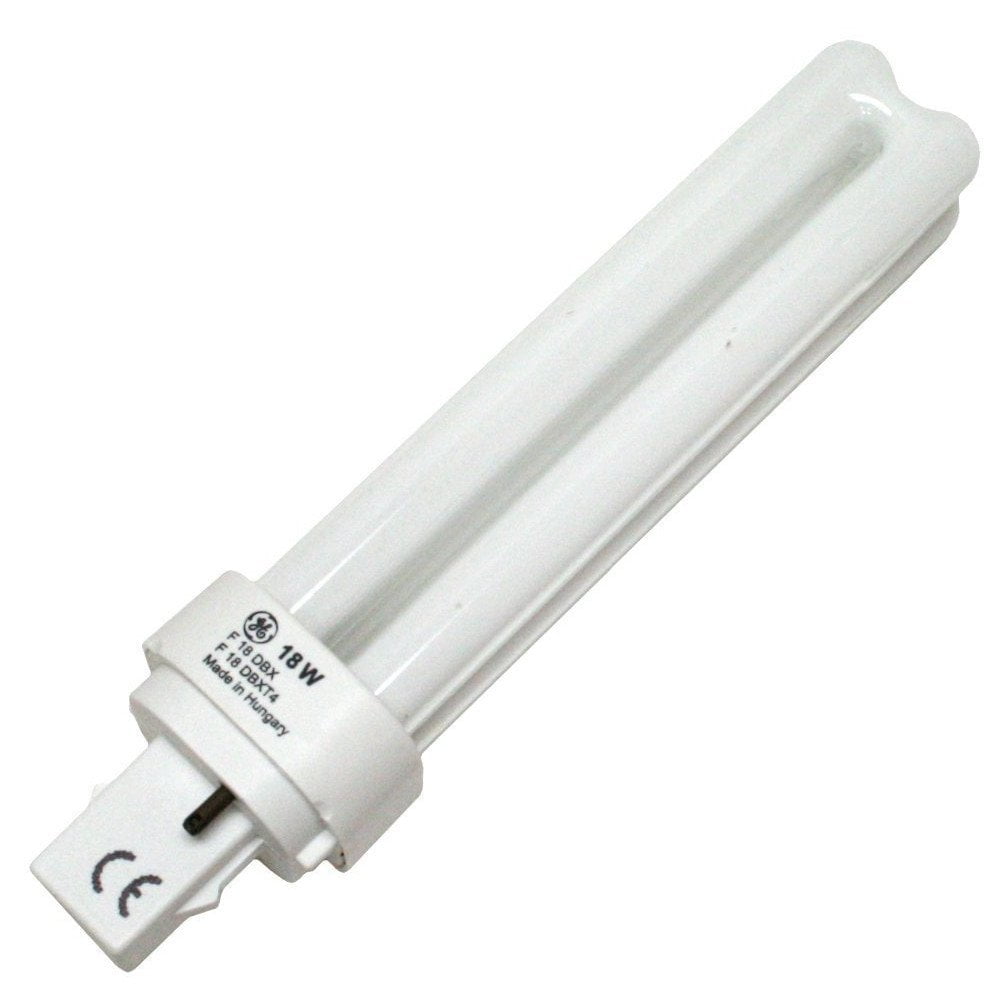 GE Lighting 97579 (12-Pack) 18-Watt Energy Smart Double Biax Compact ...