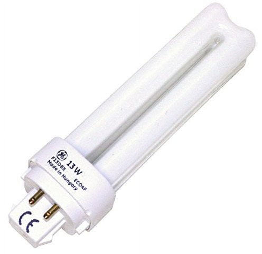 GE Lighting 97596 (10-Pack) 13-Watt CFL Plug-In Double Biax Ecolux ...