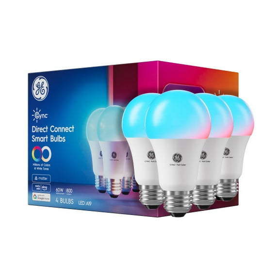 GE Lighting LED 9W (60W Replacement) Smart Home Direct Connect Full ...