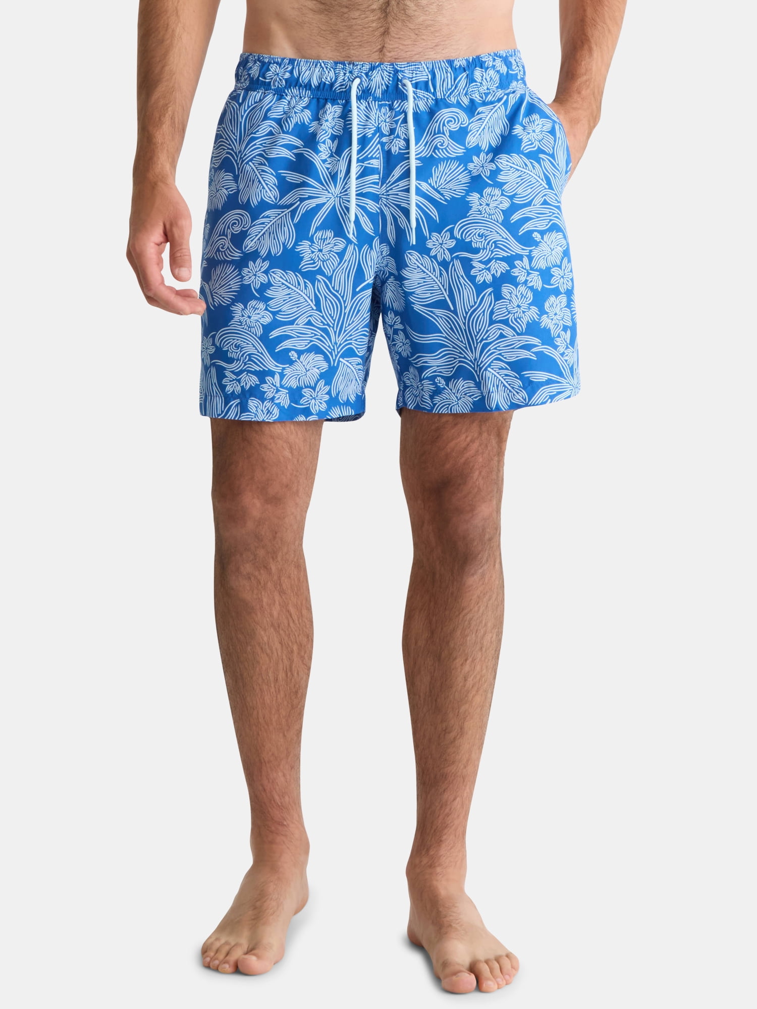 George Mens & Big Men's Swim Trunk, 6" Inseam, Sizes S-5XL - Walmart.com