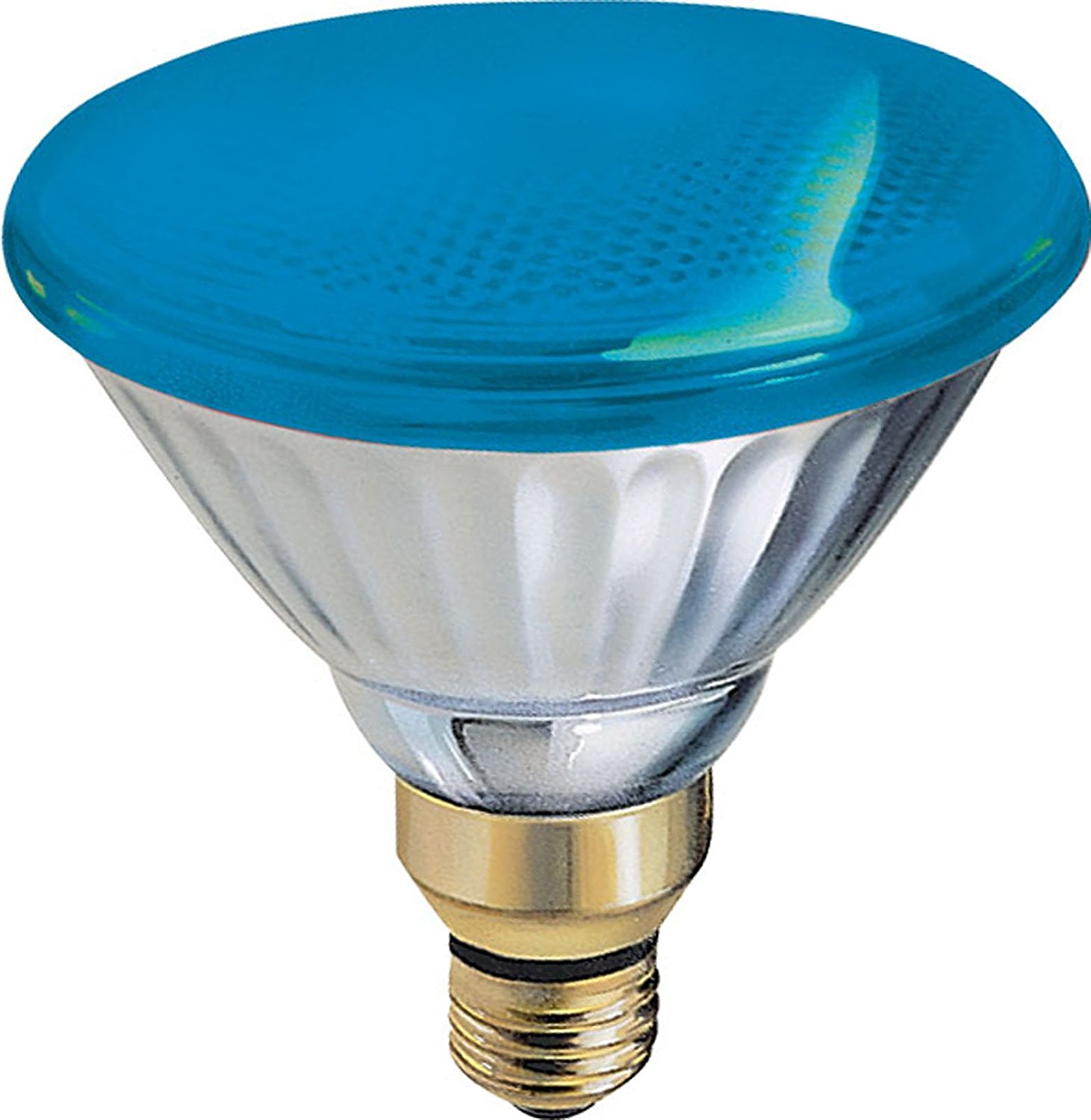 GE Outdoor Floodlight 13465 85-Watt PAR38 Blue Light Bulb with Medium ...