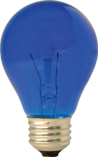 GE Party Light Bulb, Blue, 25 Watts, Medium Base (1 Pack) - Walmart.com