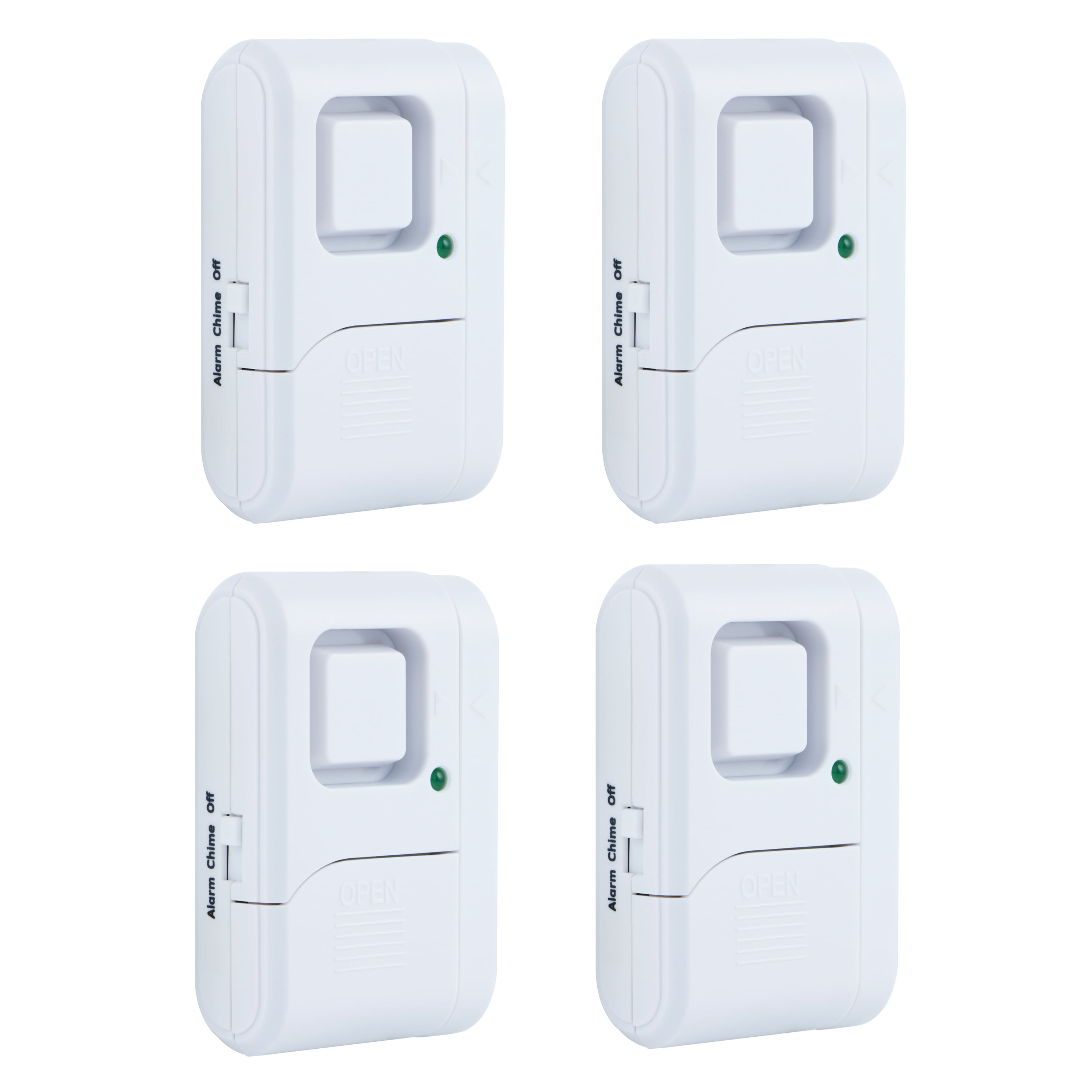 GE Personal Security Window/Door Alarm, 4-Pack, Battery Operated, 45174 ...