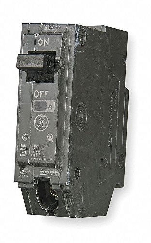 GE Plug in Circuit Breaker, THQL, Number of Poles 1, 20 Amps, 120 ...