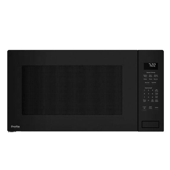 GE Profile 2.2 Cu. Ft. Built-In Sensor Microwave Oven, 1100W, Glass ...