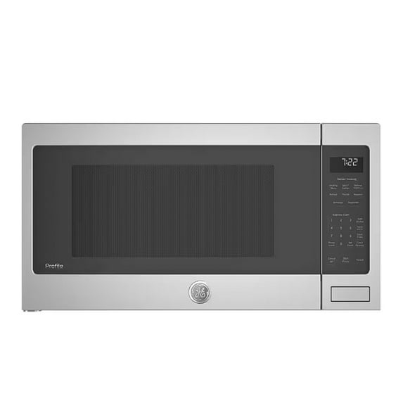 GE Profile 2.2 cu. ft. Stainless Steel Countertop Microwave with Smart ...