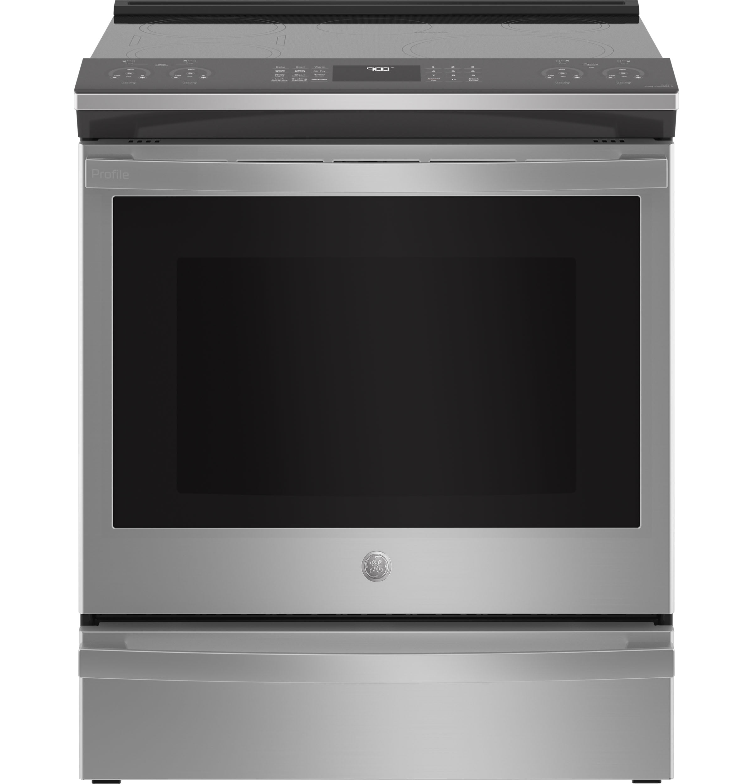 "GE Profile PHS930 30"" Smart Slide-In Electric Induction Range, 5.3 Cu ...