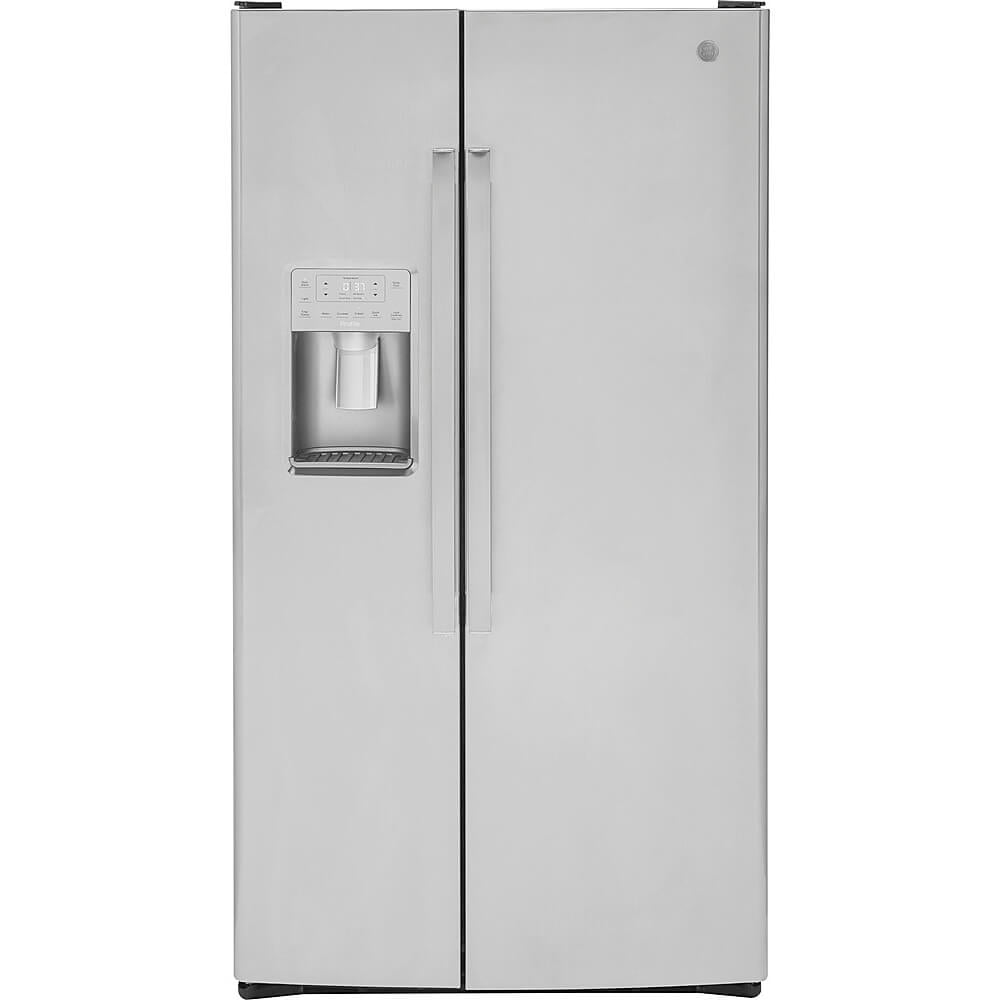 GE Profile 28.2 Cu Ft Stainless Steel Fridge & Freezer with Ice Maker ...