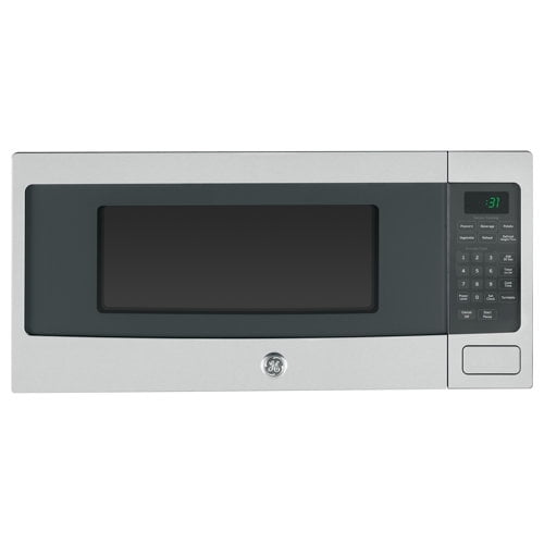 GE Profile Series 1.1 Cu. Ft. Sensor Countertop Microwave Oven ...