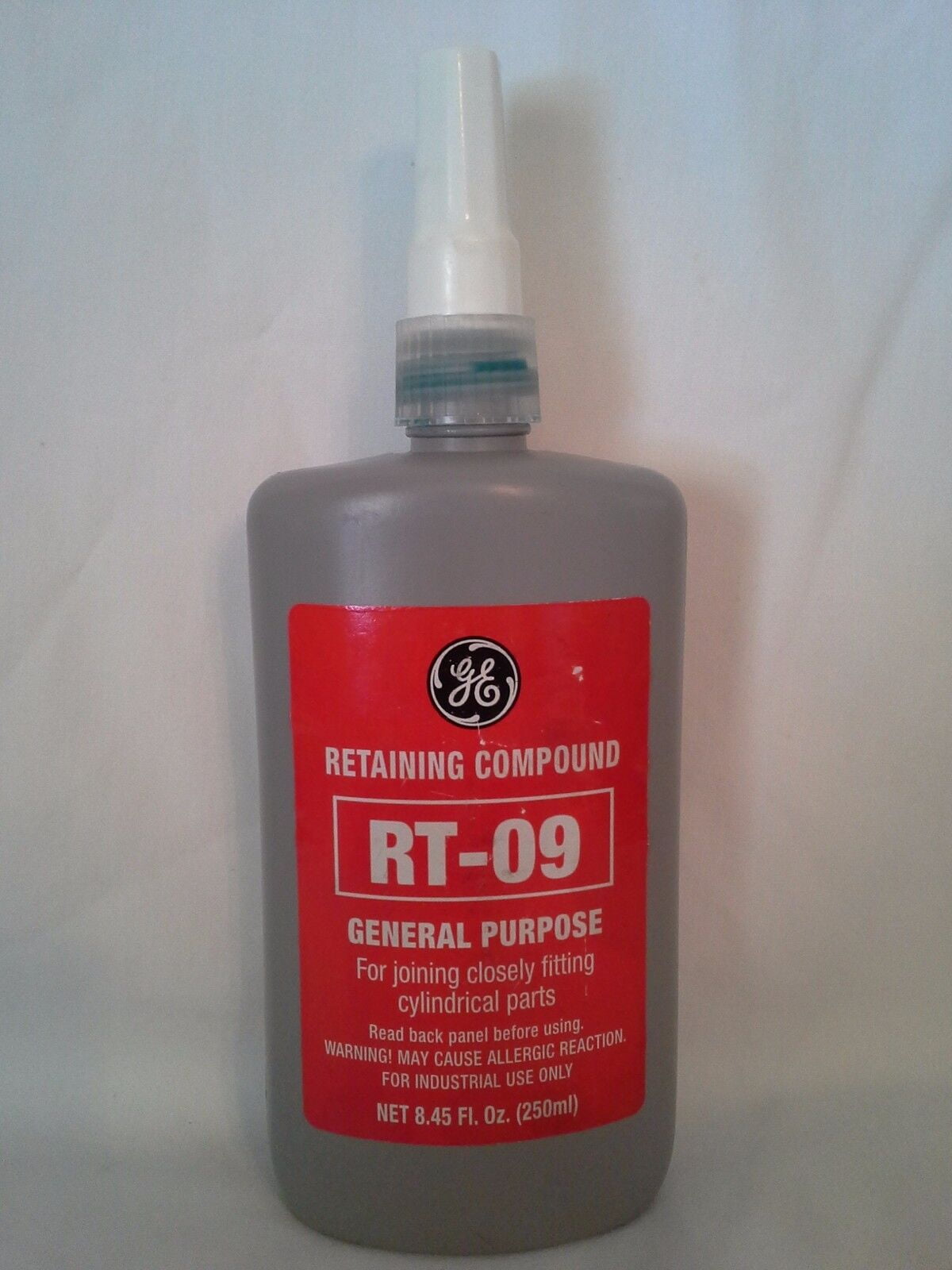 GE RT-09 RETAINING COMPOUND 8.45oz. (250ml) SIMILAR LOCTITE 609 609-41 ...