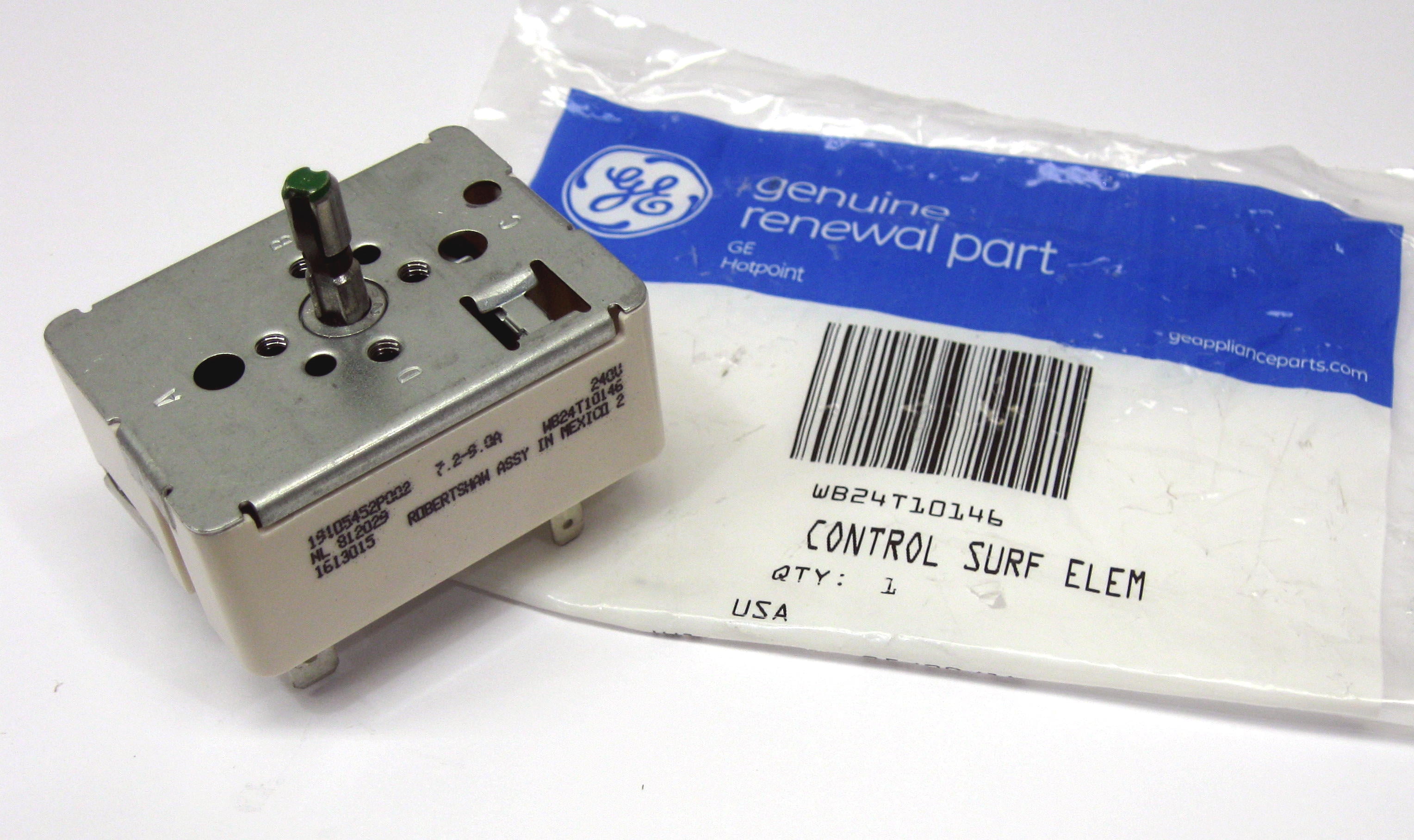 GE Range Burner Control Infite Switch WB24T10146 AP4343851 PS1765836 ...